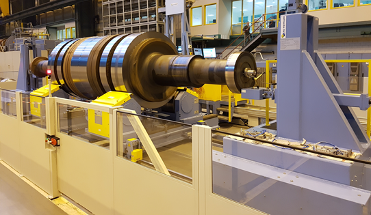 Ultrasonic inspection of shafts and rotors | ACTEMIUM