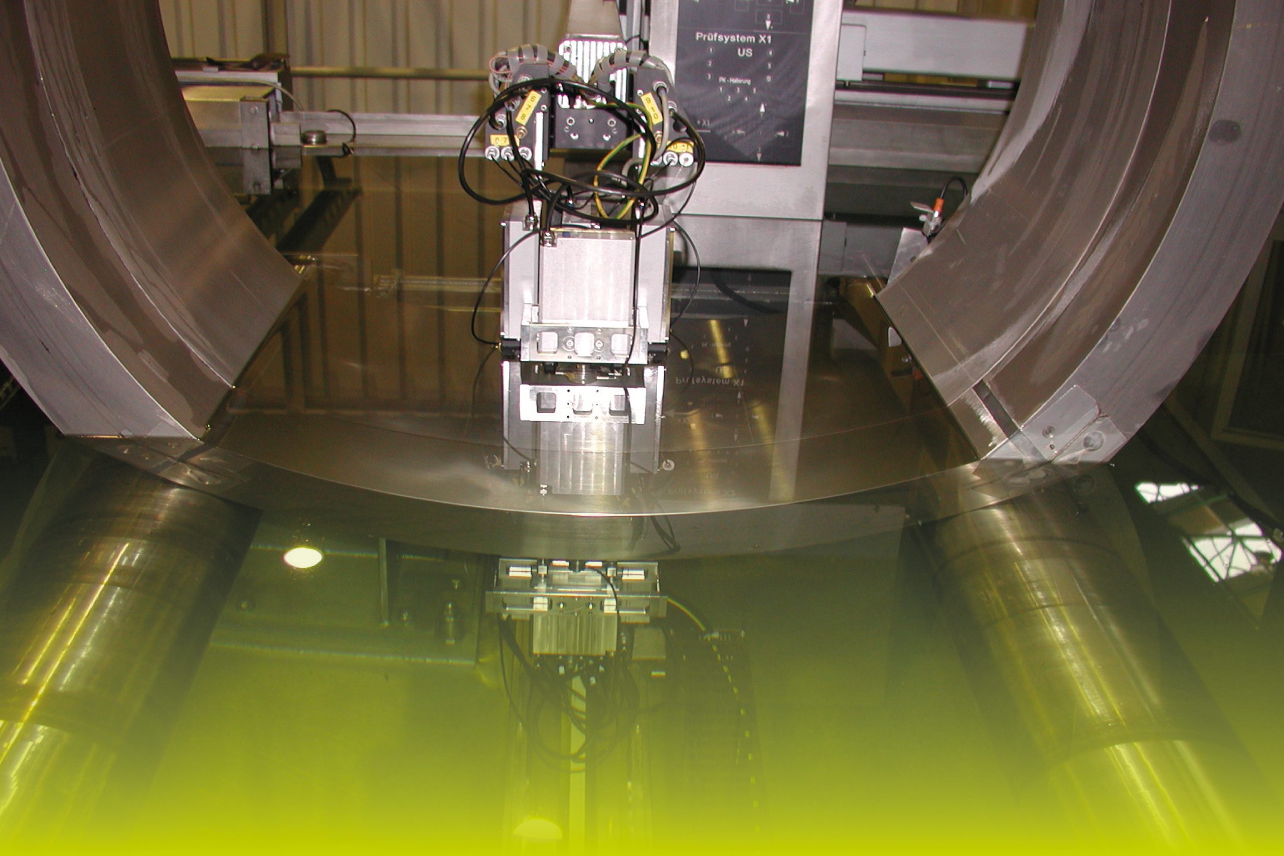 UT of rings in immersion technique - ACTEMIUM NDS